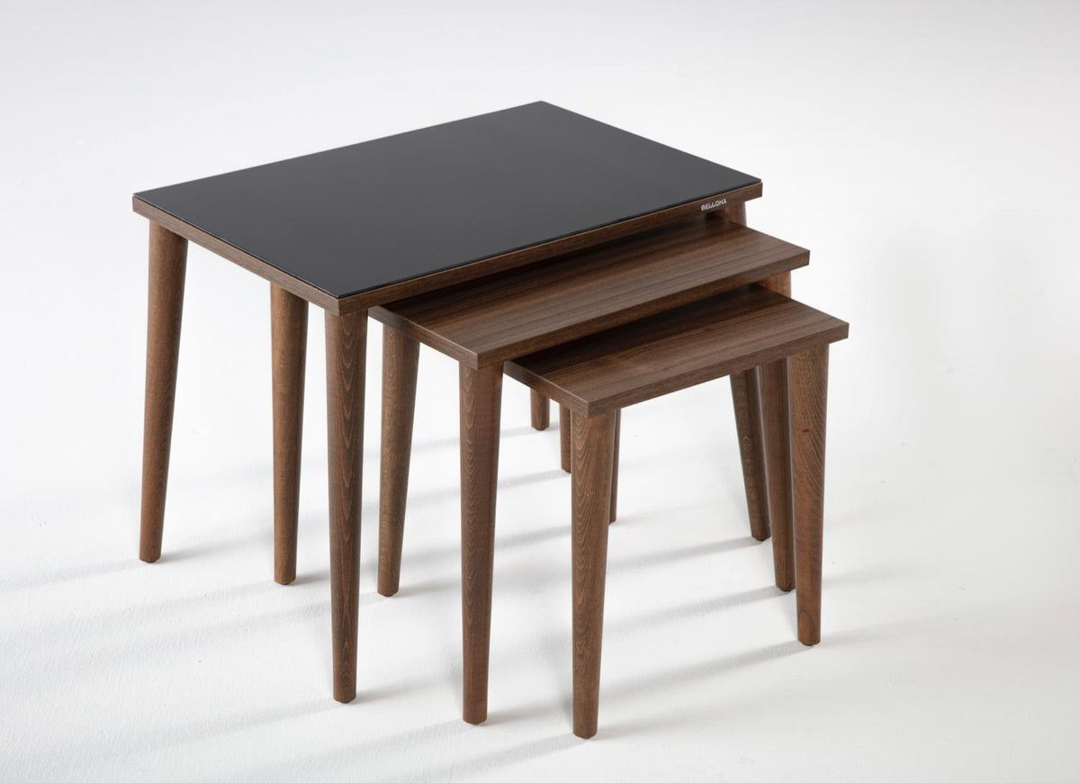 Loren Nesting Table (Loren Walnut) — Lara Furniture