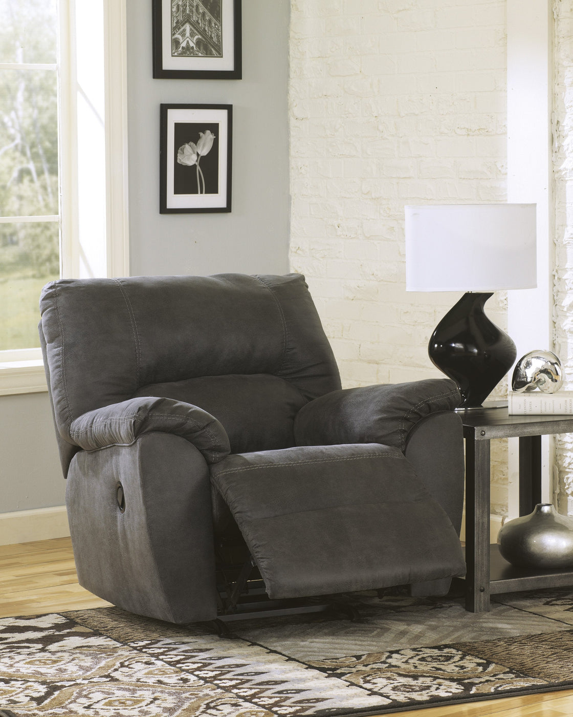 Tambo Pewter Reclining Sectional - Gate Furniture — Lara Furniture