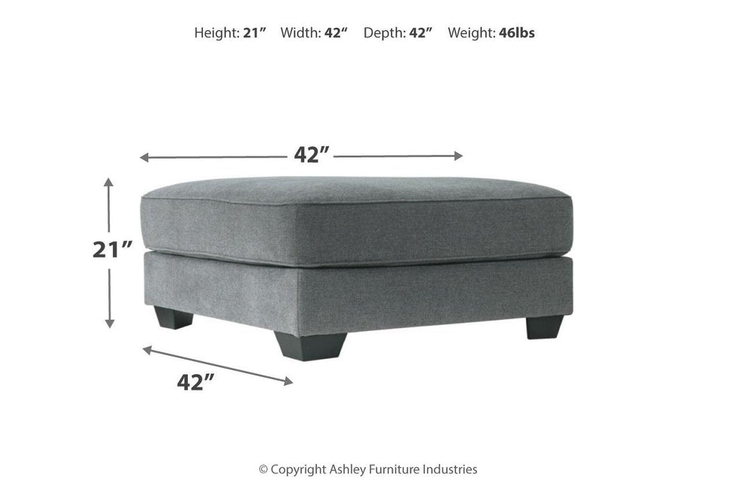 Castano Jewel Oversized Ottoman — Lara Furniture